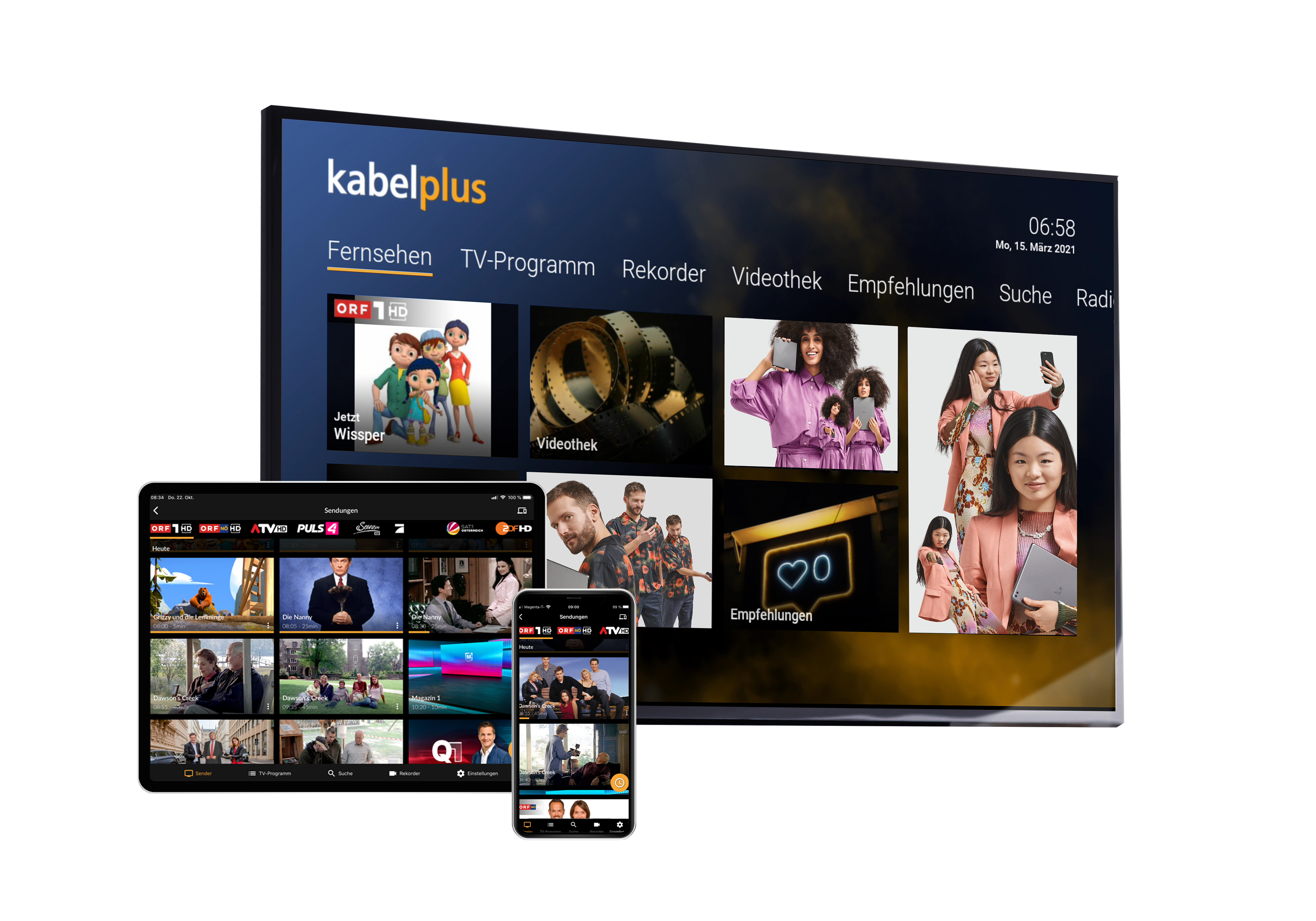 IPTV: Online-TV mit Komfort - MAGIC TV von kabelplus